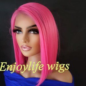 Hair | Wowfactor Pink Lace Bob Wig | Poshmark
